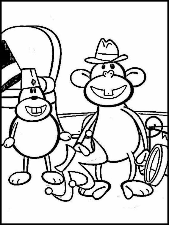 Coloring Book Bruno and the Banana Bunch 20online