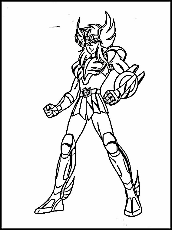 Coloring Pages Saint Seiya: Knights of the Zodiac 6 online