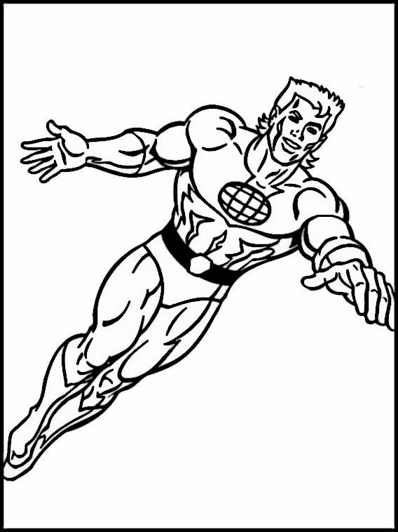 Tegninger til Farvelægning Captain Planet 1 online