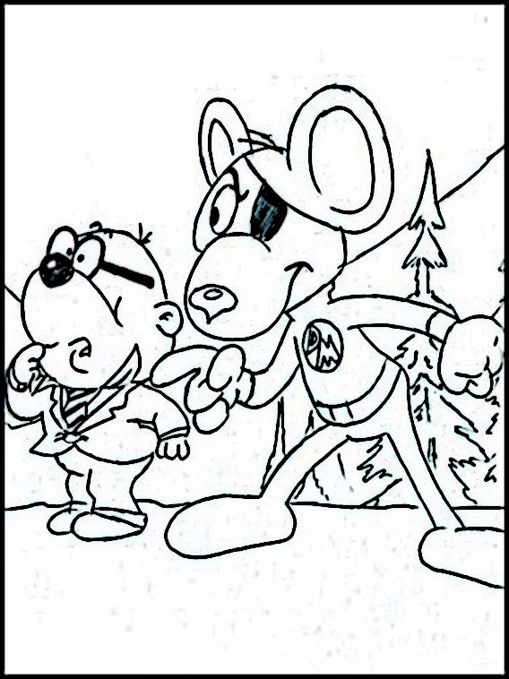 Coloring Pages Danger Mouse 1 online