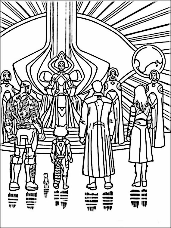 Coloring Guardians of the Galaxy 12 online