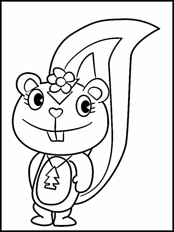 Coloring Happy Tree Friends 2 online