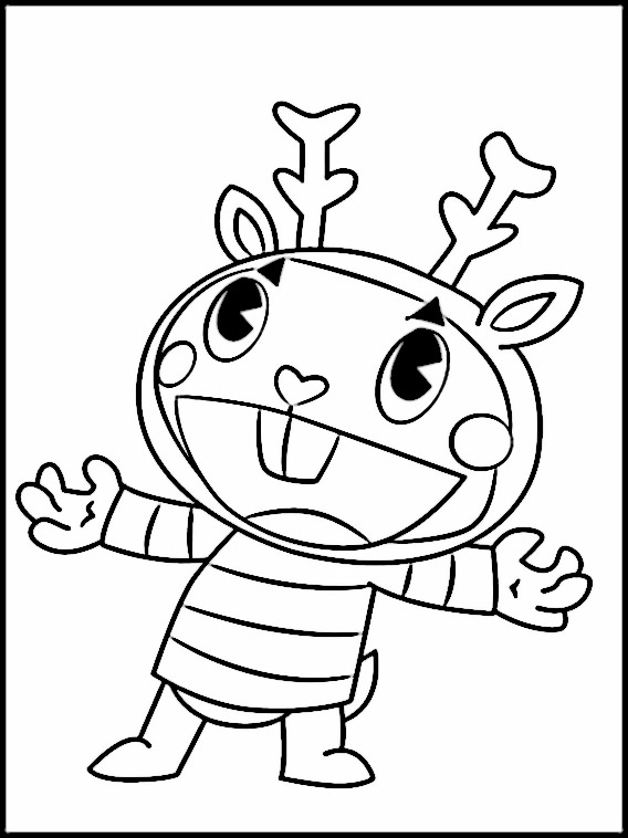 Coloring Happy Tree Friends 27 online