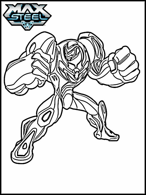 Max Steel Tegninger til Farvelægning 27 online