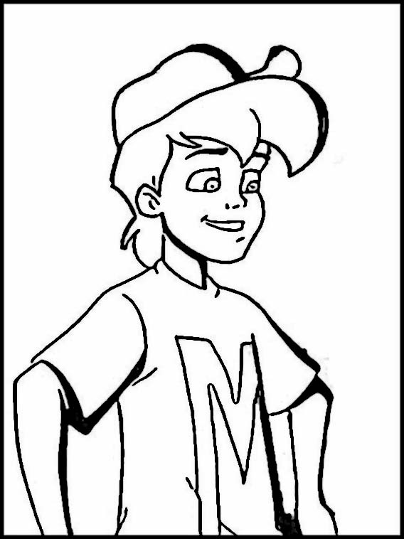 Tegninger til Farvelægning Mighty Max 1 online