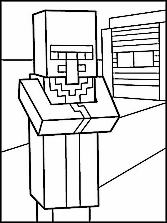 Minecraft Fargeleggingsark for barn 3 online