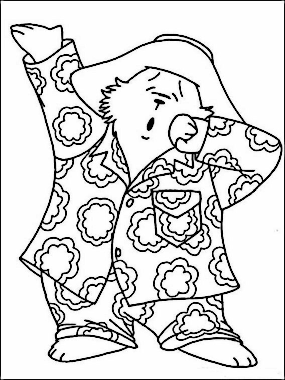 Coloring Pages Paddington Bear 1 online