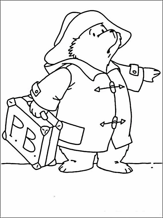 Easy drawings to draw Paddington Bear 5online