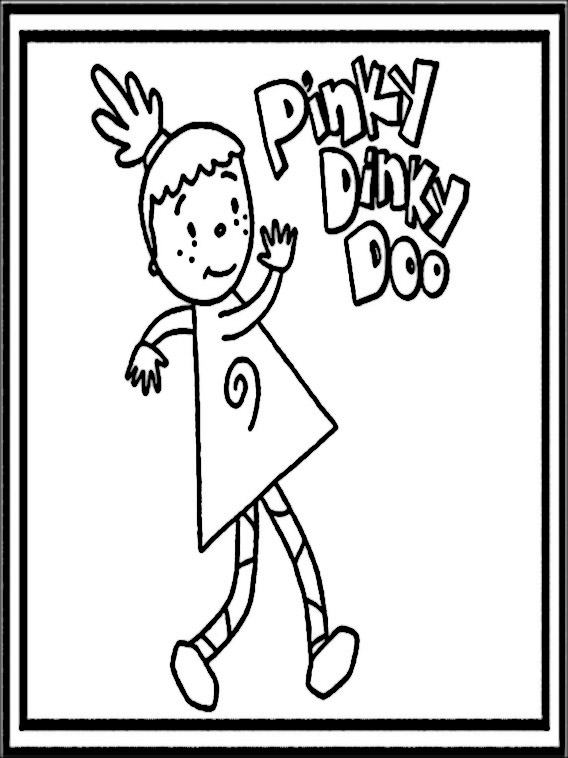 Colouring Pinky Dinky Doo 3 online