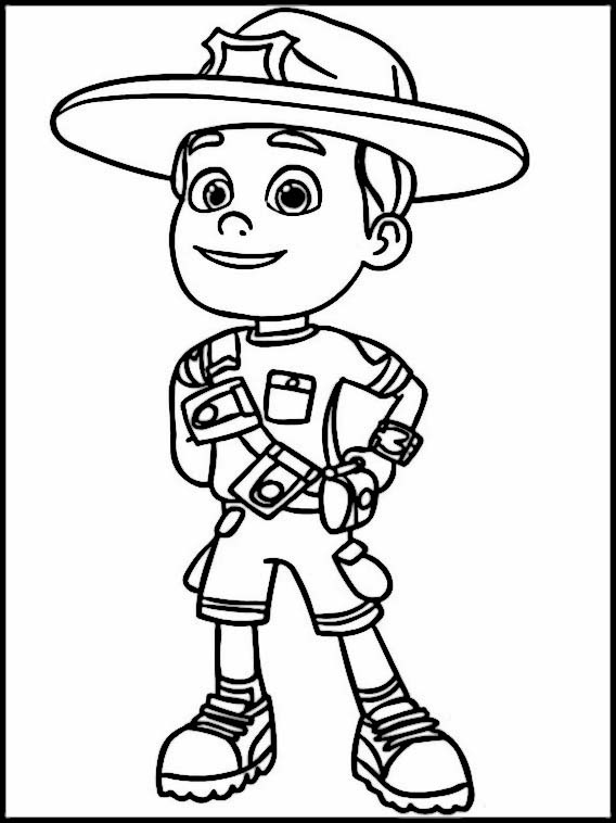 Coloring Pages Ranger Rob 5 online