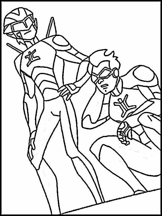 Coloring Pages Stretch Armstrong and the Flex Fighters 6 online