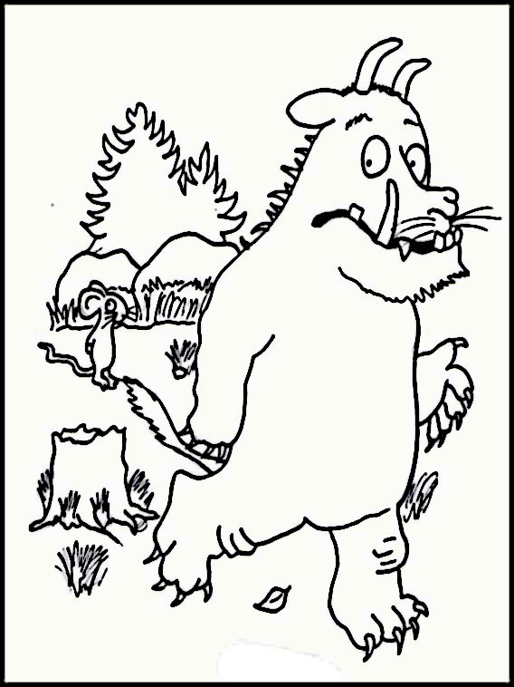 Coloring Pages The Gruffalo 1 online