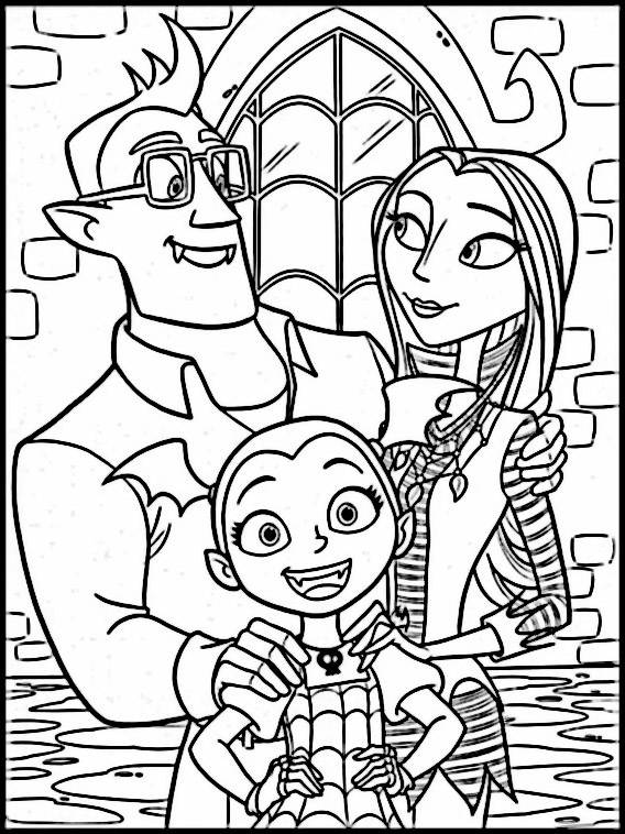 Easy drawings to draw Vampirina 20online