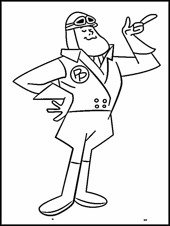 Colouring Wacky Races 15 online