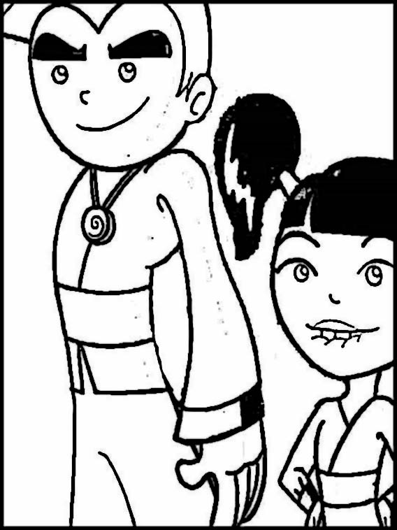 Colouring Xiaolin Chronicles 13 online