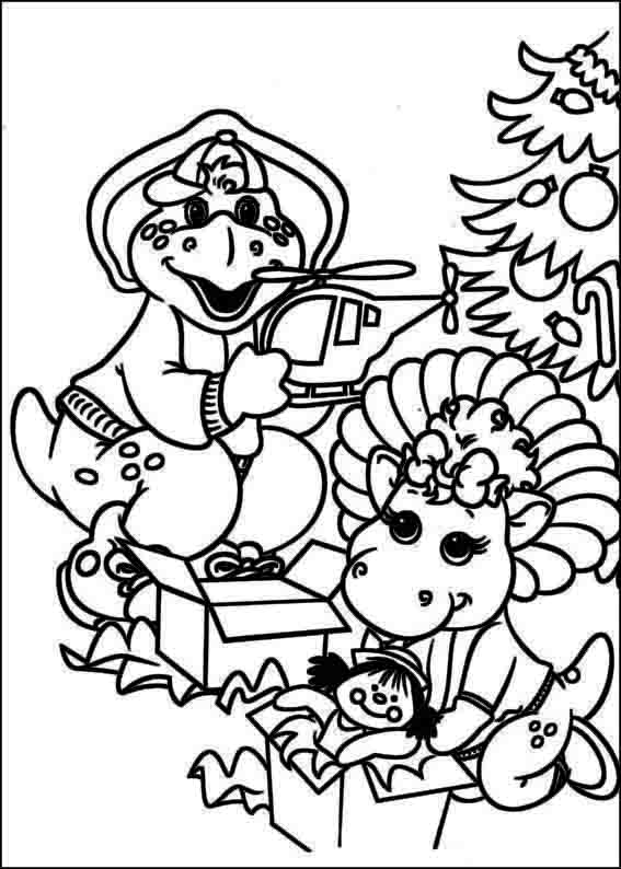 Coloring Pages Barney and friends 21 online