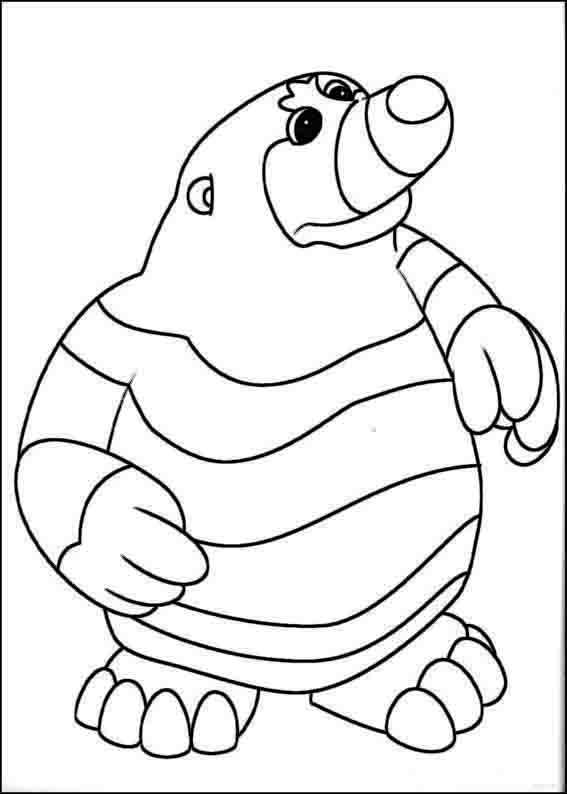 Easy coloring pages Fimbles 29online