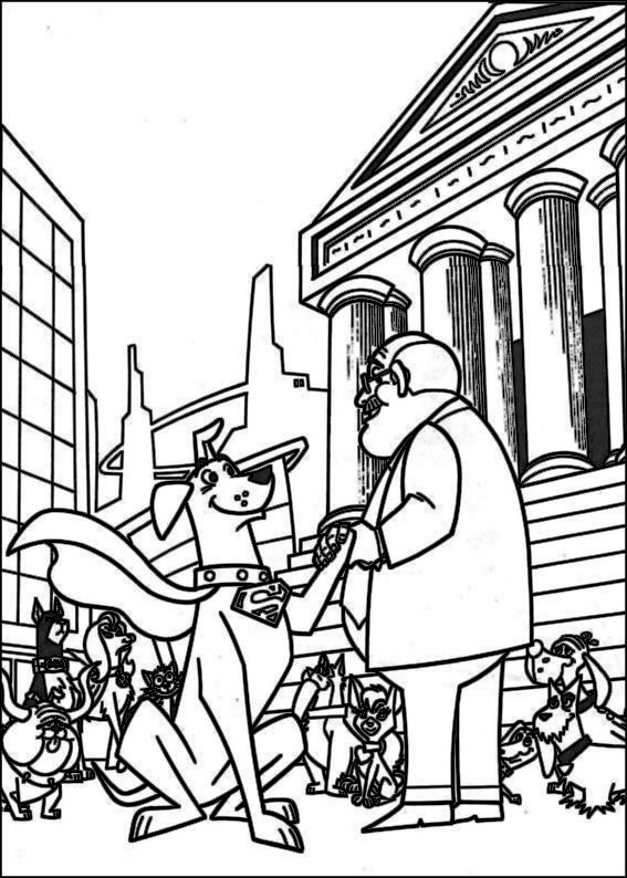 Coloring Krypto the Superdog 10 online