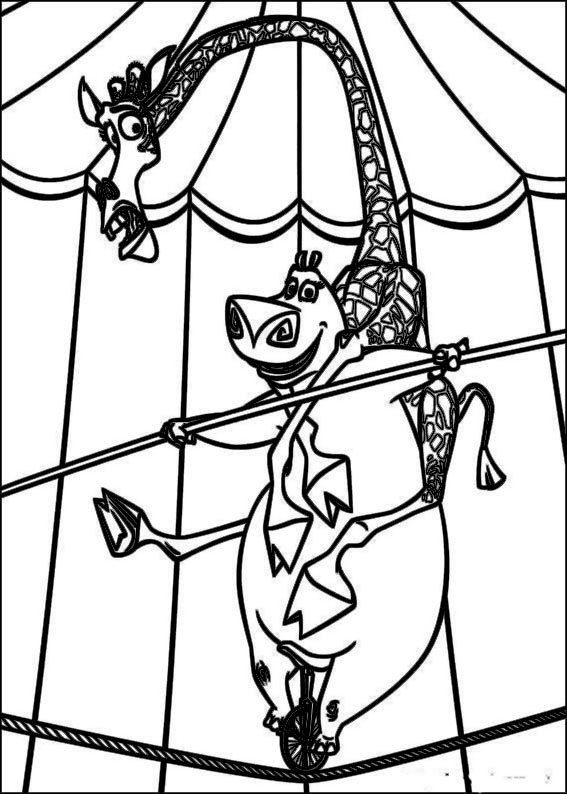 Coloring Pages Madagascar 17 online