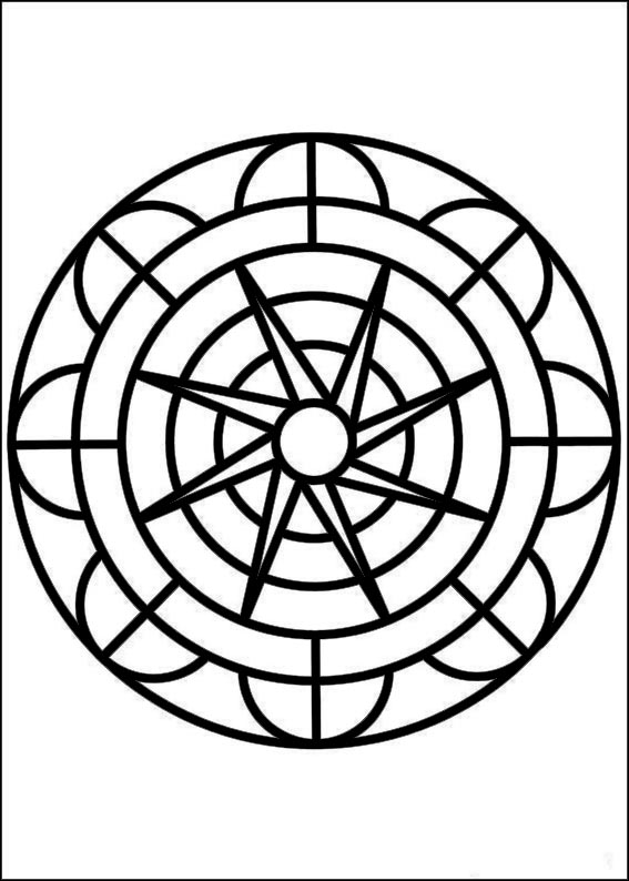 Dibujos Bonitos Mandalas 16 online
