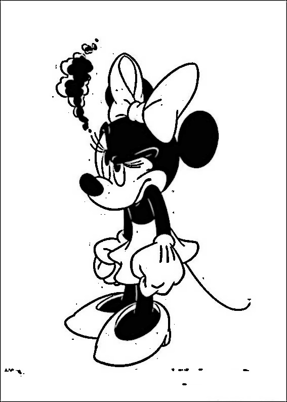 Minnie Mouse Imagenes para Colorear 15 online