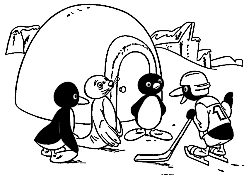 Coloring Pingu 7 online