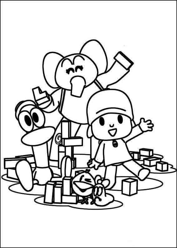 Dibujos Faciles Pocoyo 12 online