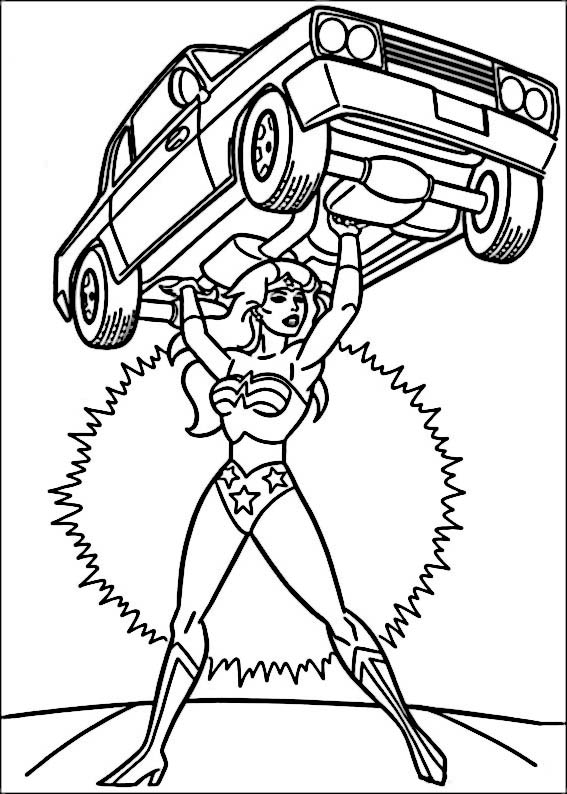 Dibujos para Dibujar Wonder Woman 13 online